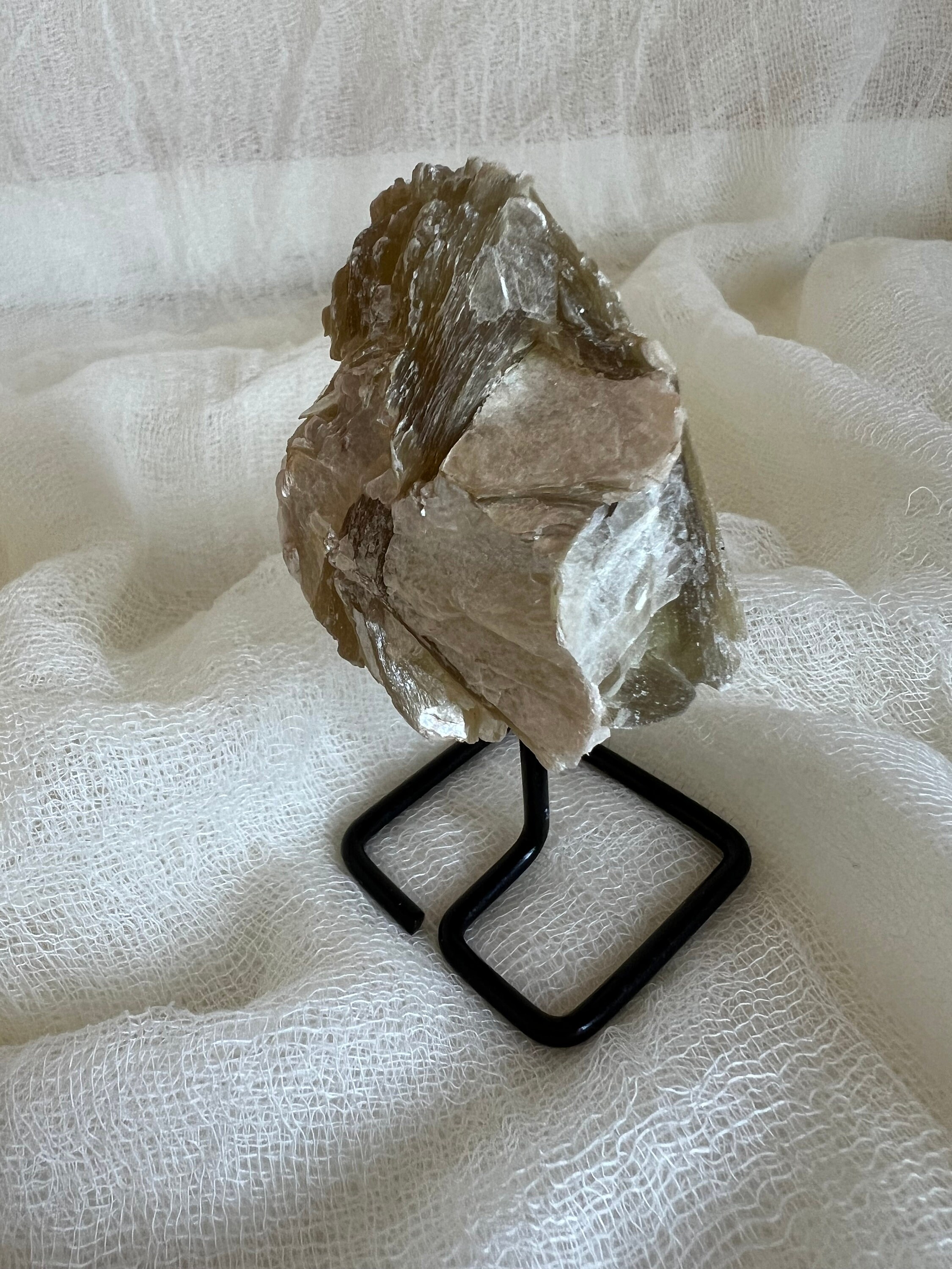 Mica Crystal Specimen on Stand - Etsy