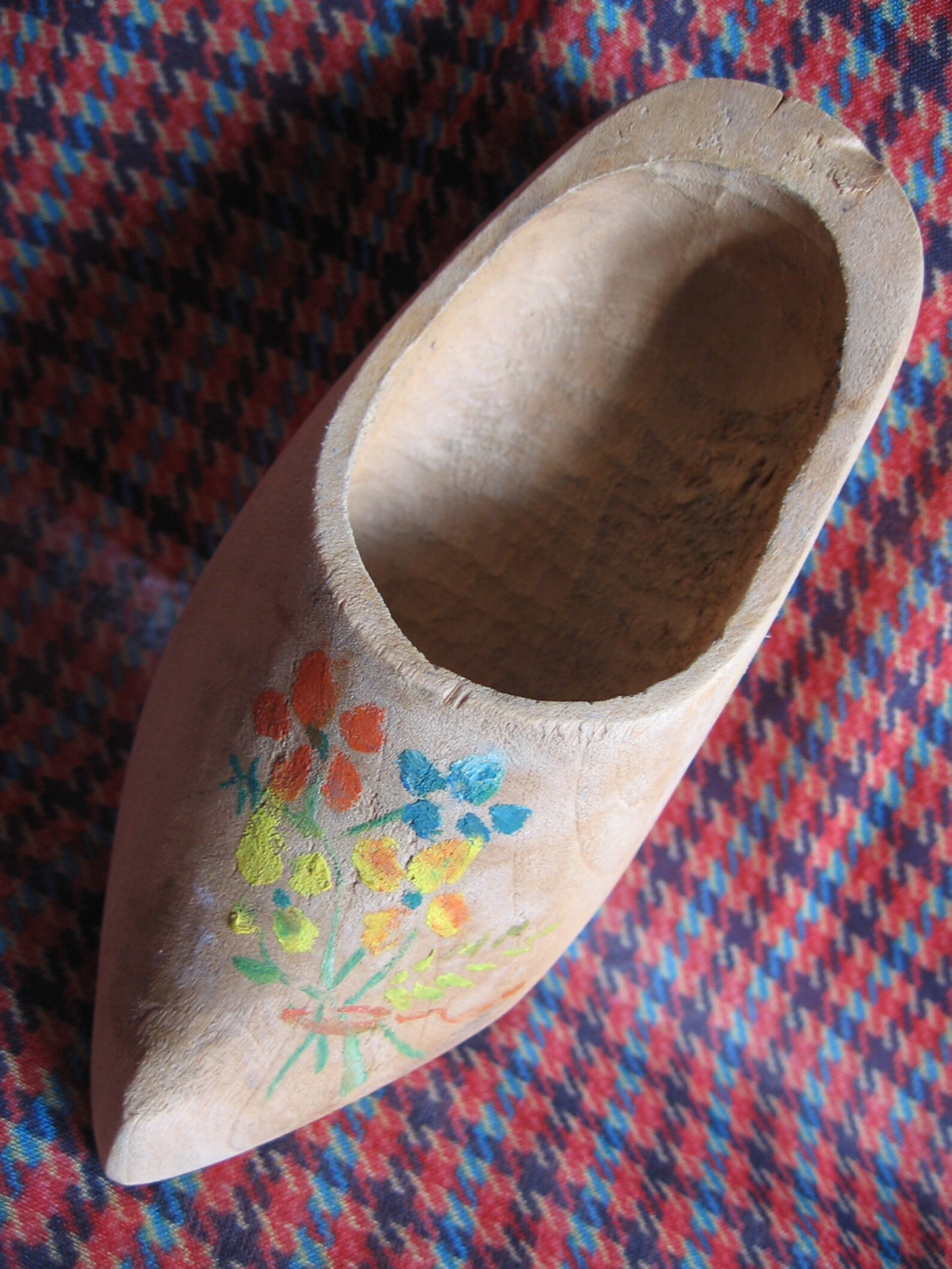 Vintage Wooden Clog, Traditional Wooden Shoe, Small Handmade Wood Clog ...