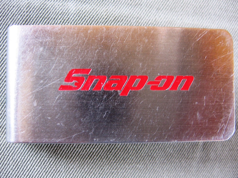 Rare Vintage Snap-on Money Clip Made by Zippo, Snapon Moneyclip, Zippo ...
