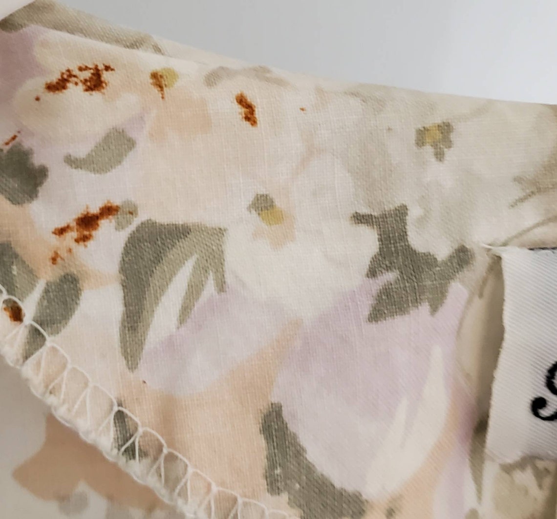 1980s Cotton Market Dress by Sally Lou 80s Floral Print Dress - Etsy