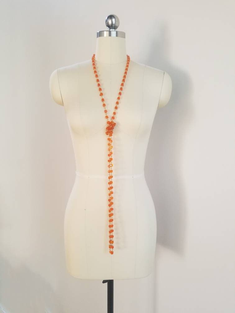 Vintage 1920's Czech Glass Beaded Flapper Necklace 20s Vintage Flapper ...