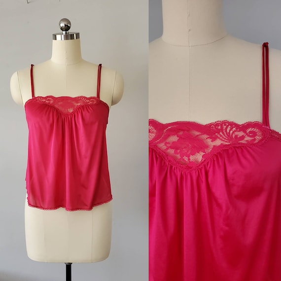 Bright pink camisole store