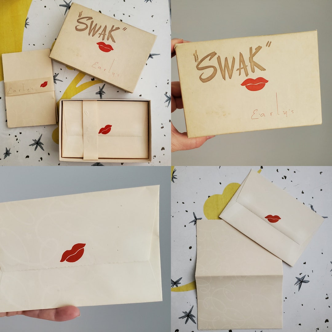 1940s SWAK Stationery Set by Early's Sealed With a Kiss - Etsy