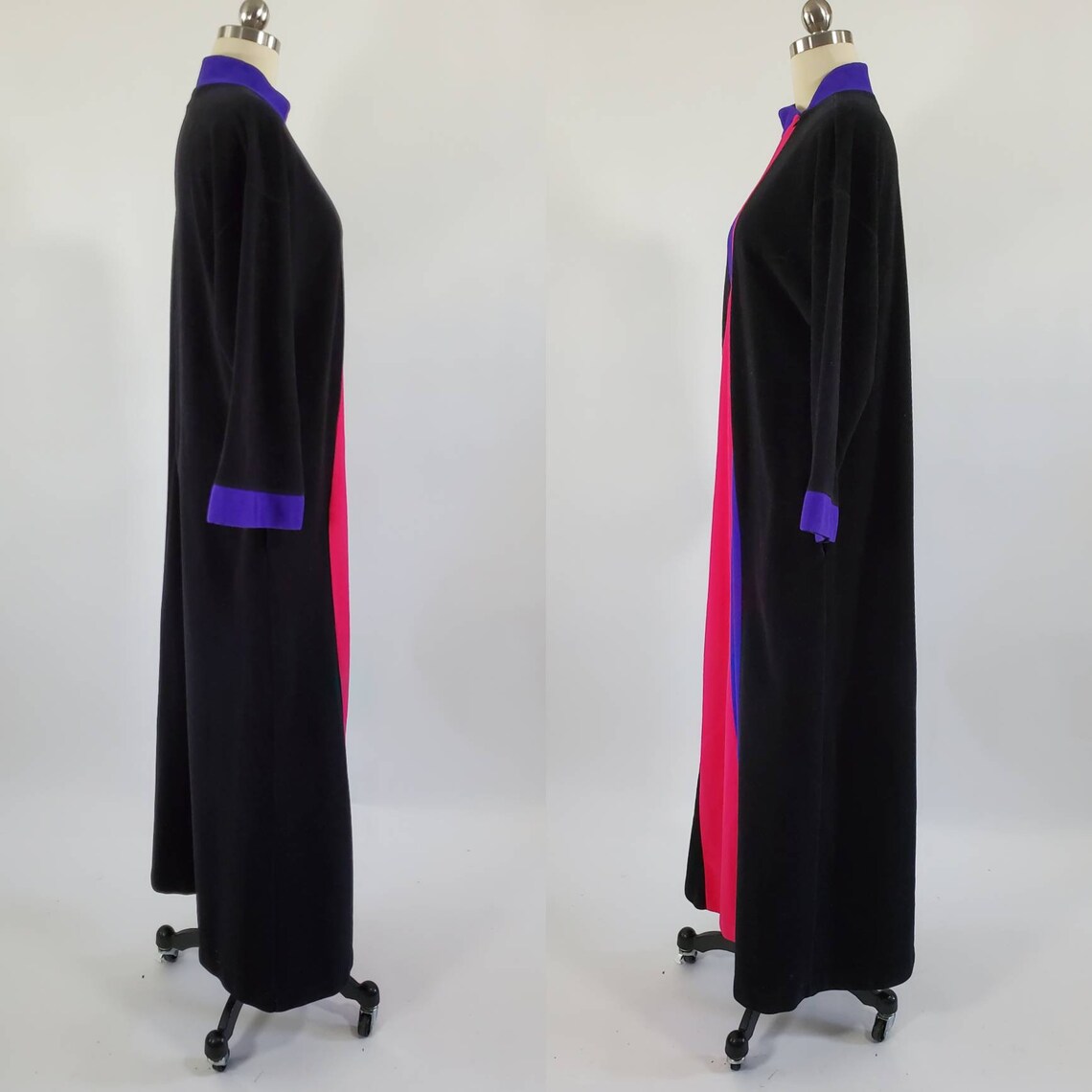 1970s Velour Robe by Vanity Fair 70s Sleepwear 70's | Etsy