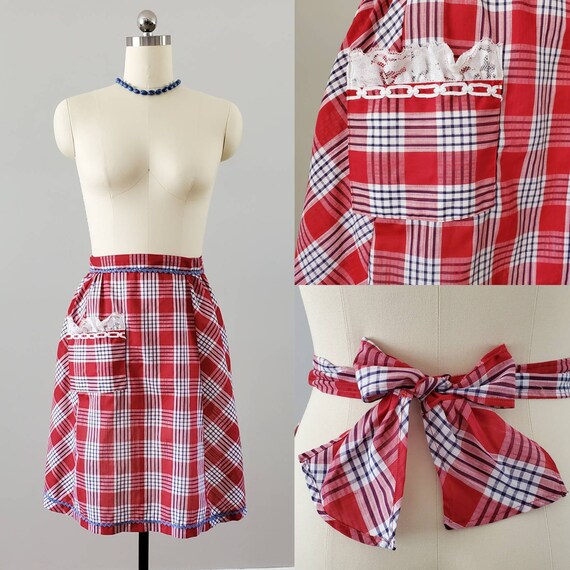 1970s Half Apron 70s Kitchen 70's Home Decor - Etsy UK