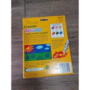 Vintage Crayola Changeables 1991 8 Markers NOS - Etsy