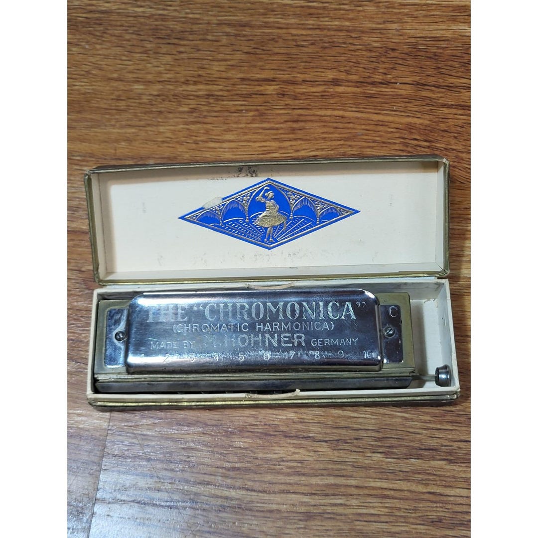 The Hohner Chromonica 260 Harmonica C ~ Germany ~ Snap Case - Etsy