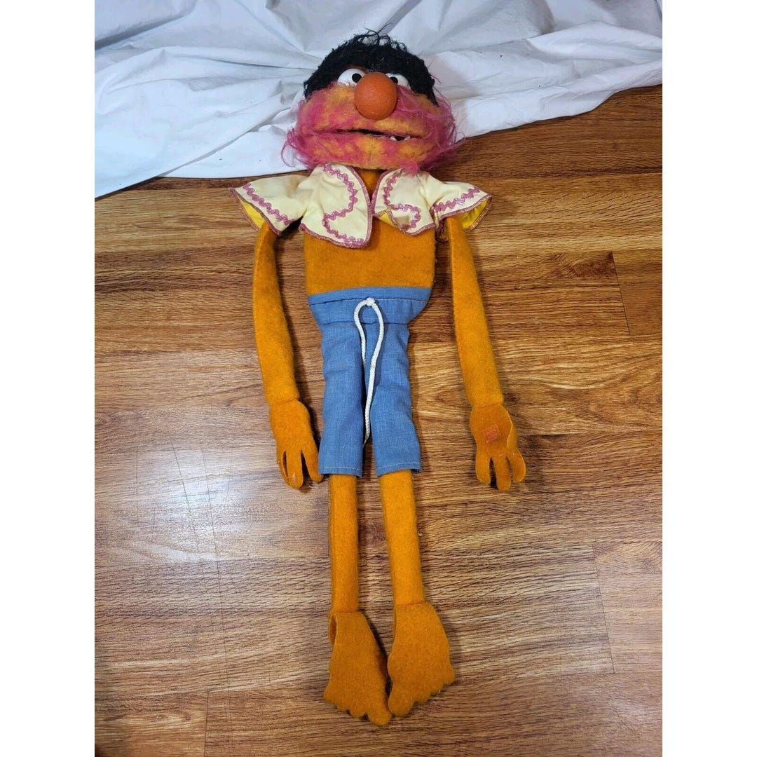1978 Muppets Animal Monster Full Body Puppet Fisher Price 854 Jim ...