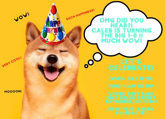 Shibe Birthday