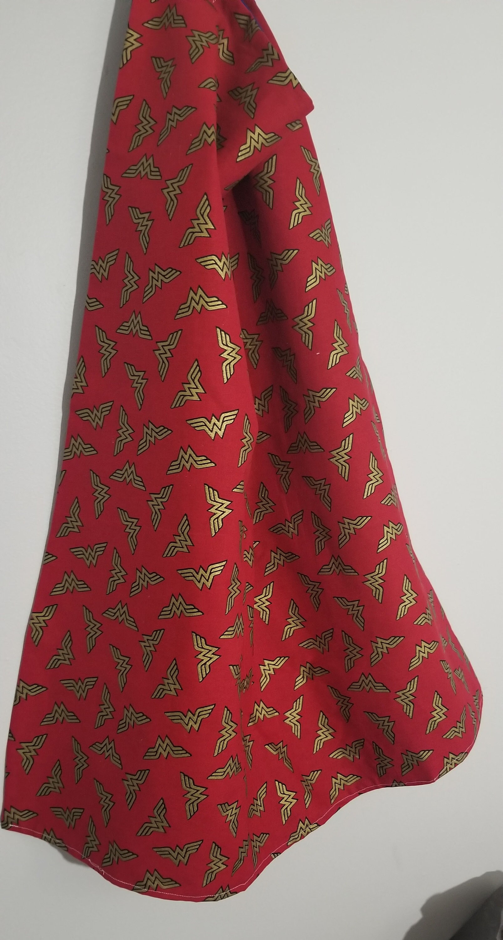 Red Kids Wonder Woman Inspired Superhero Cape, Girls Halloween or Play ...