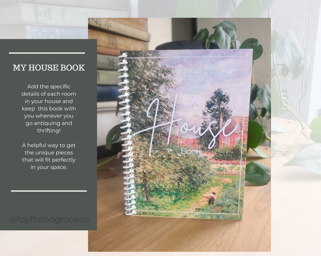 My House Book | Antiquing and Thrifting Notebook - Etsy