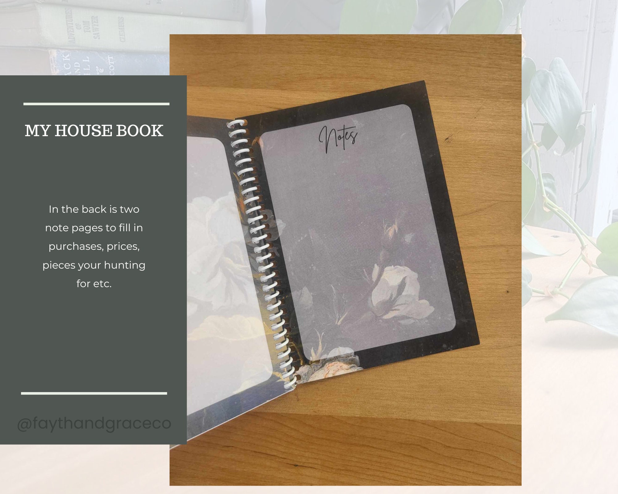 Digital Download | My House Book | Antiquing and Thrifting Notebook - Etsy