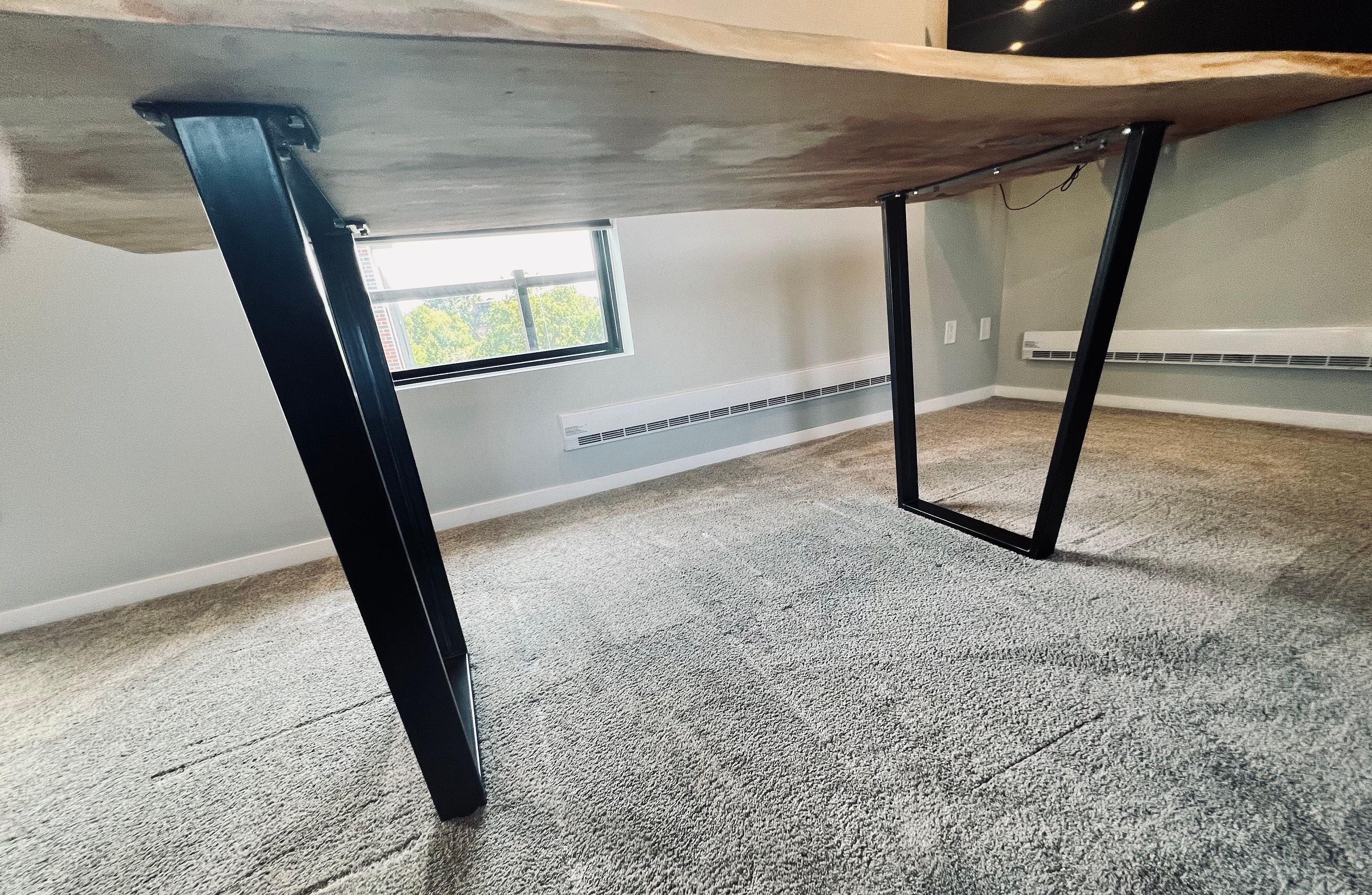 Wood I Table I Live Edge Table Dining Table Live Edge I Wood Table ...