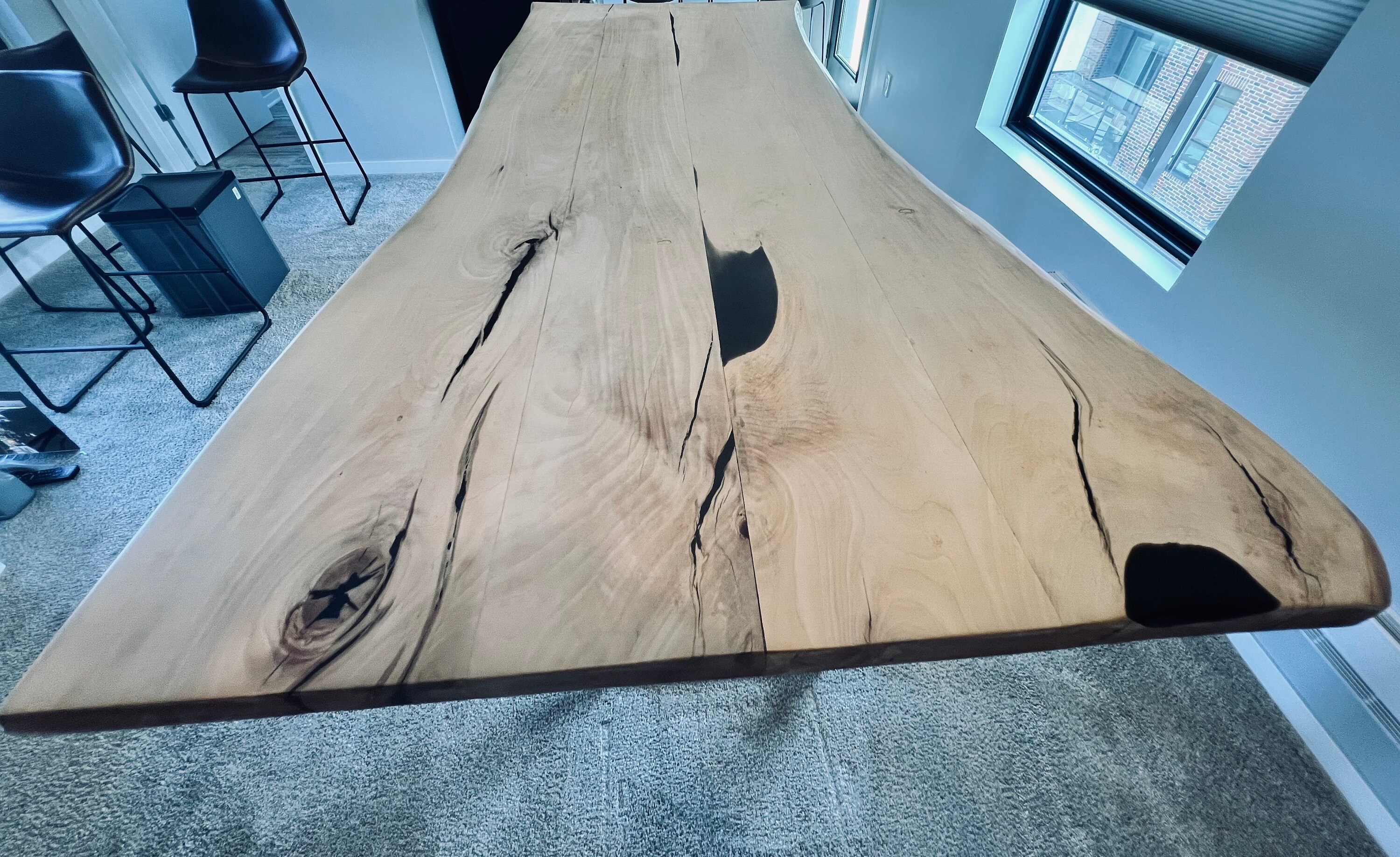Wood I Table I Live Edge Table Dining Table Live Edge I Wood Table ...