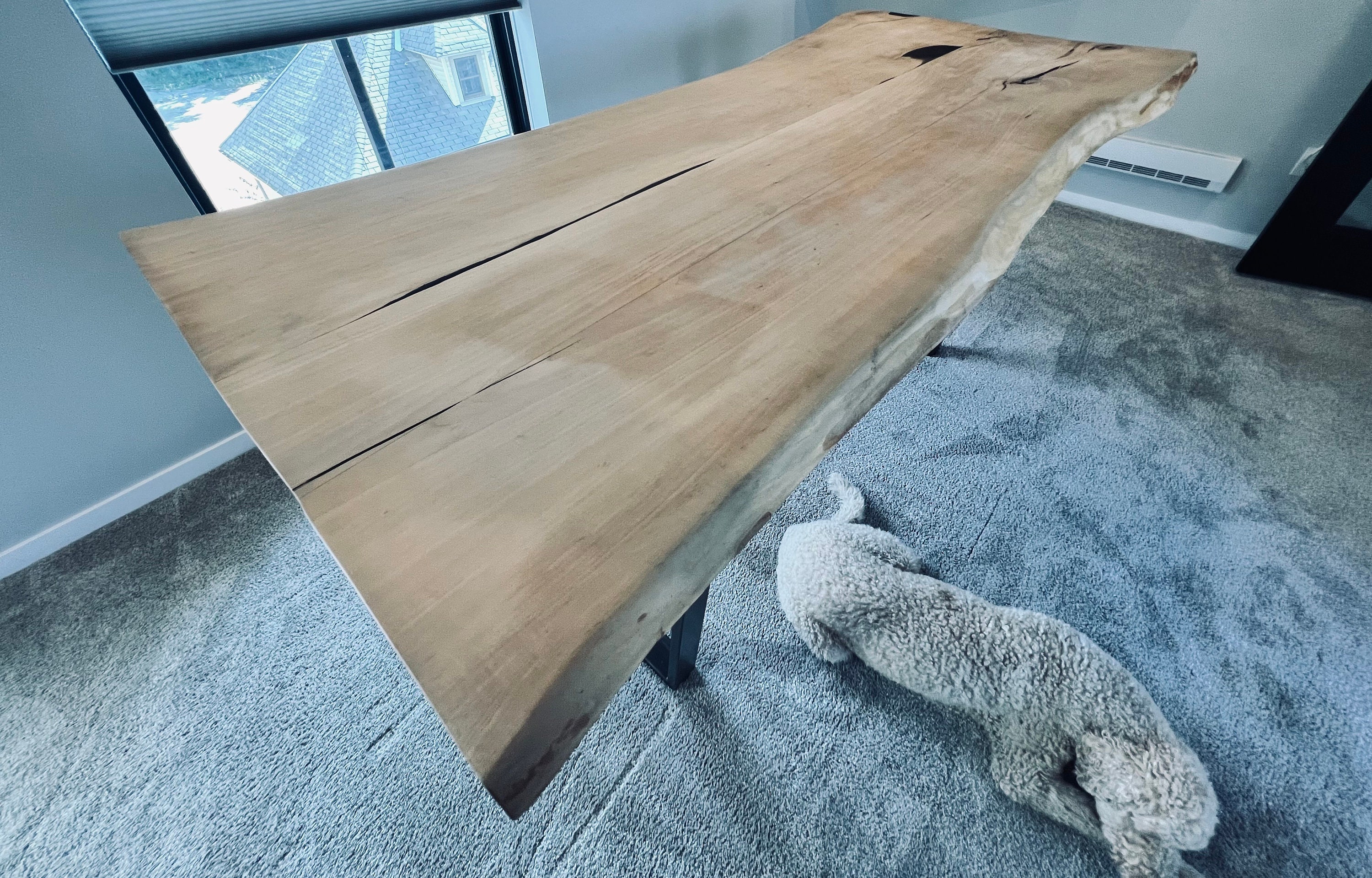 Wood I Table I Live Edge Table Dining Table Live Edge I Wood Table ...