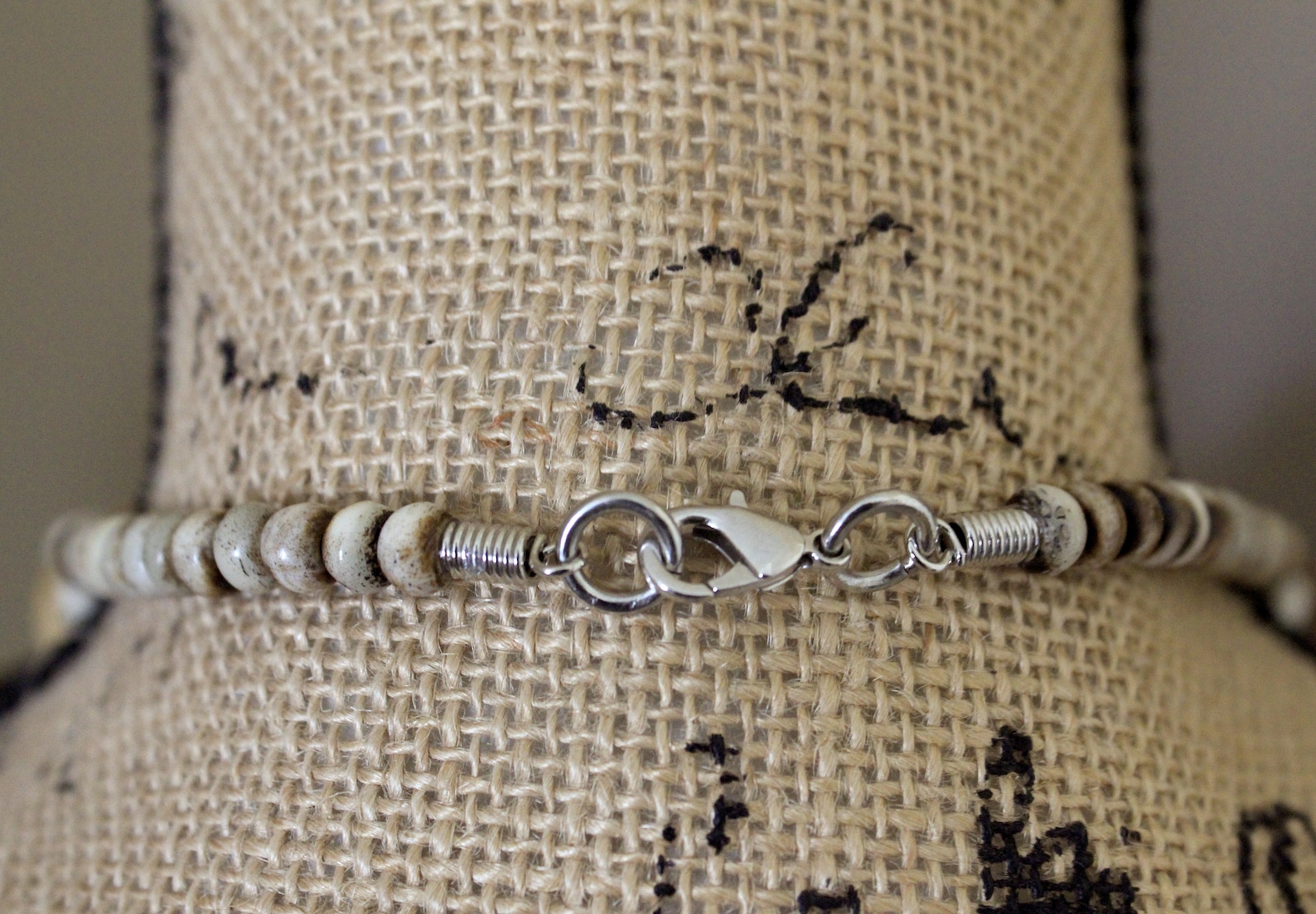 Bone Bead Necklace Men & Women Chunky Bone Bead Necklace - Etsy