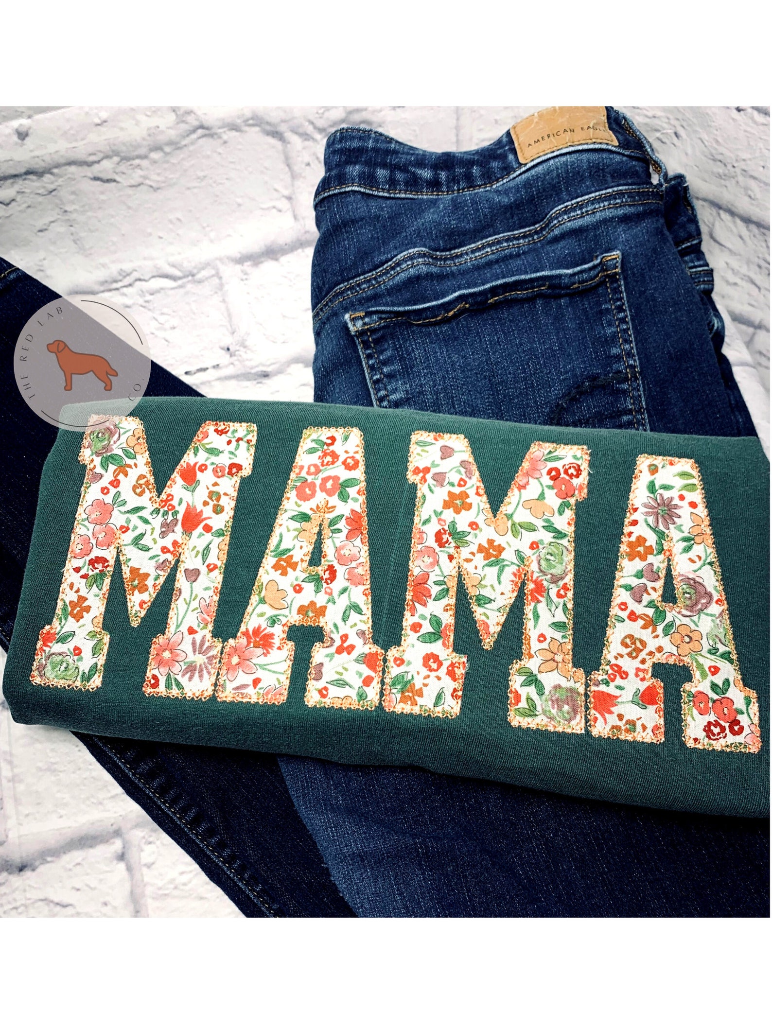 MAMA Embroidered Appliqué , Gifts for Mom, Cute Mama Gift for Mothers ...