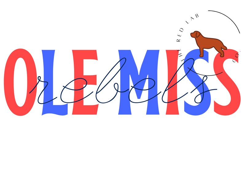 Ole Miss Sublimation Design Sublimation Roll Tide Ole Miss - Etsy