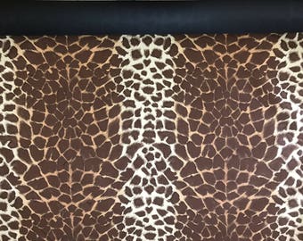 Giraffe print fabric | Etsy