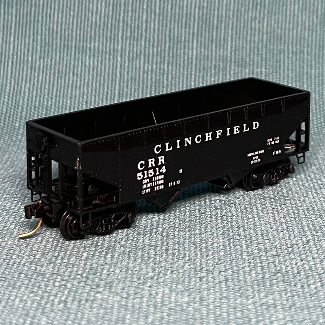 MICRO-TRAINS, Clinchfield, N Scale 33' Open Hopper. 55102 - Etsy
