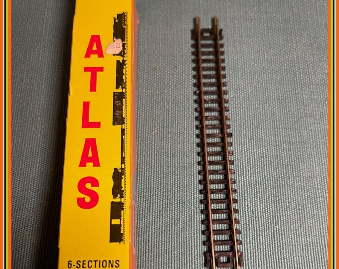 Atlas N Gauge, 6 Sections- 5" N Straight Track. Item #2501 - Etsy