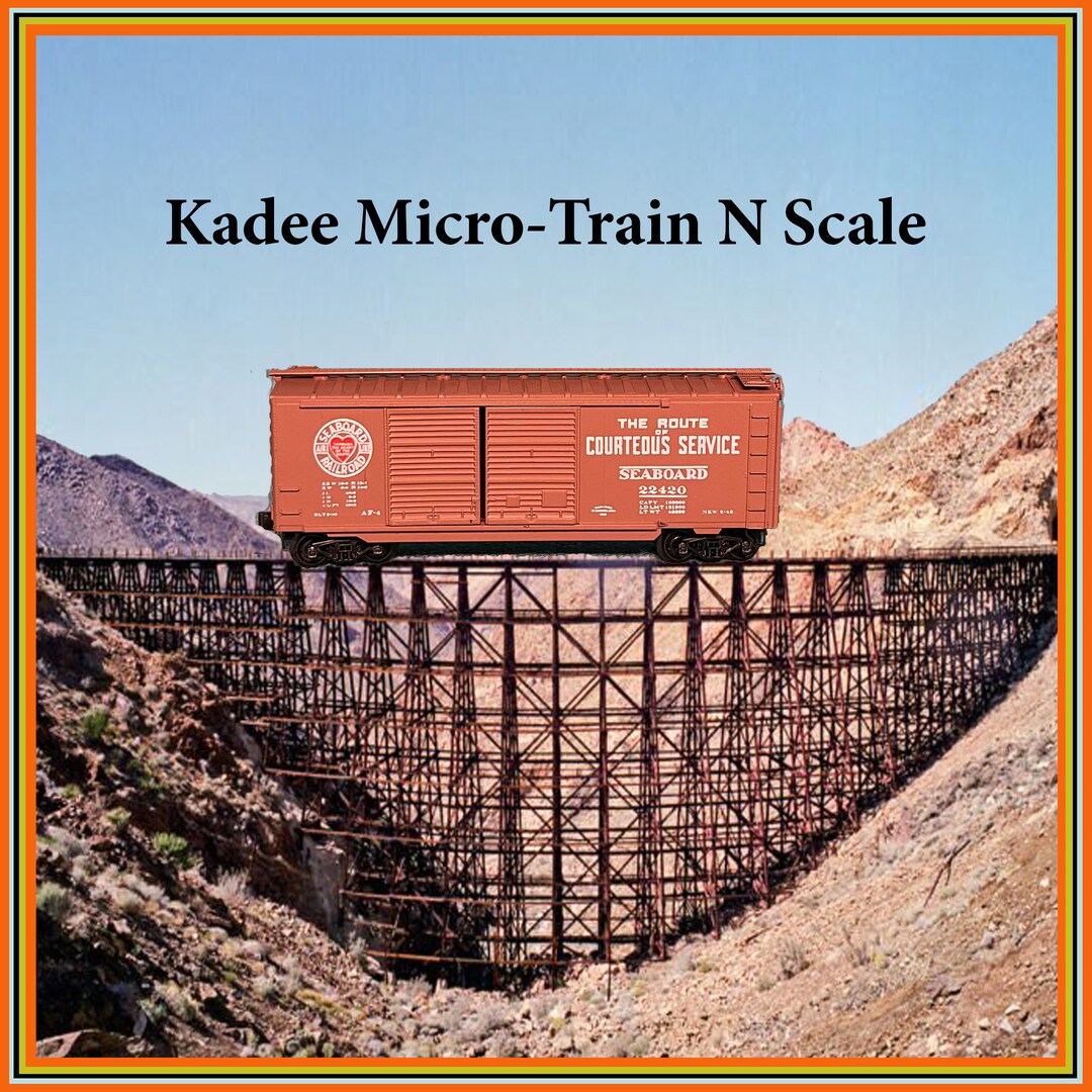 MICRO-TRAINS, Seaboard, N Scale 40' Box Car With Double Doors. 23050 - Etsy