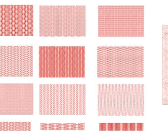 Laser Cut Flexible Pattern 30 Styles Flex Wood SVG Bundle Glowforge Wood Pattern DXF Files ...