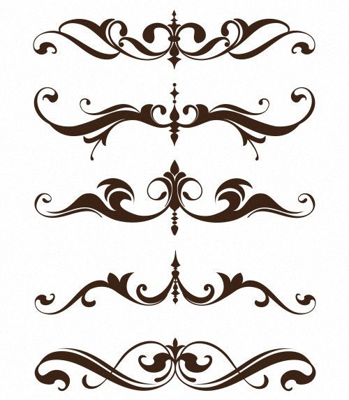 Calligraphic Design Bundle 1 - Etsy