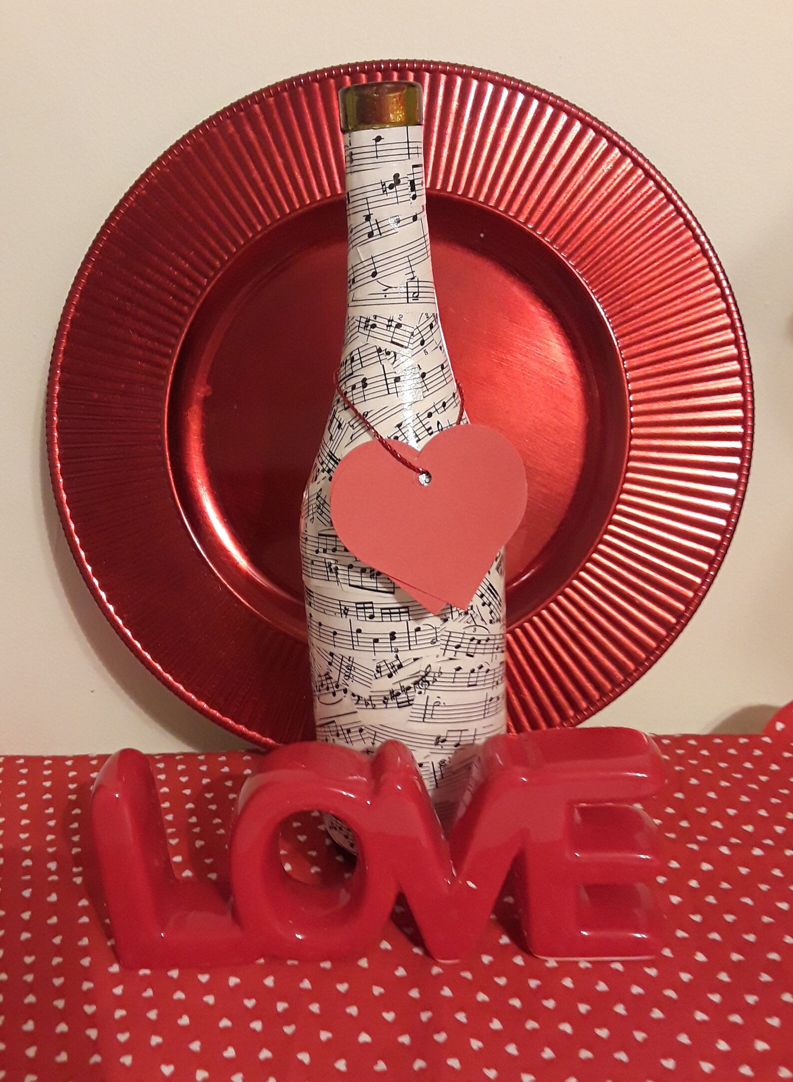 Wine Bottle Music Vase Music Centerpiece Decoration Vase | Etsy