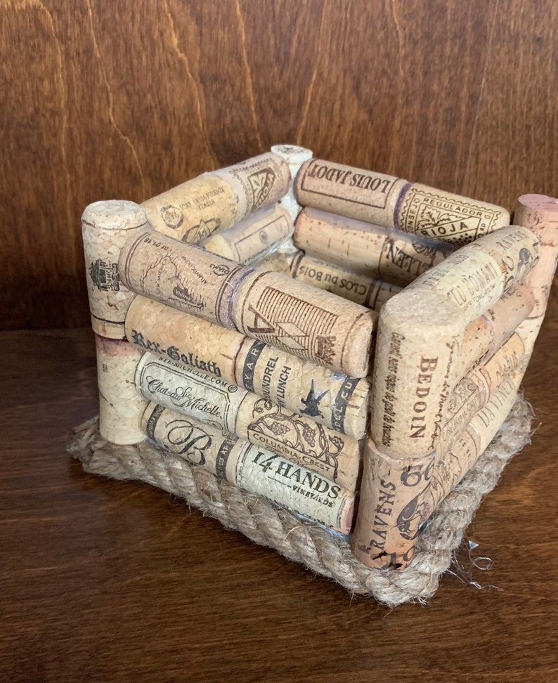 Unique Handmade Cork Vases Made From Repurposed Wine Corks, Great Gift ...