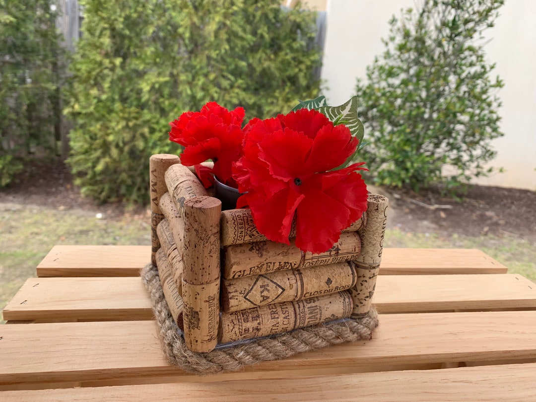 Unique Handmade Cork Vases Made From Repurposed Wine Corks, Great Gift ...