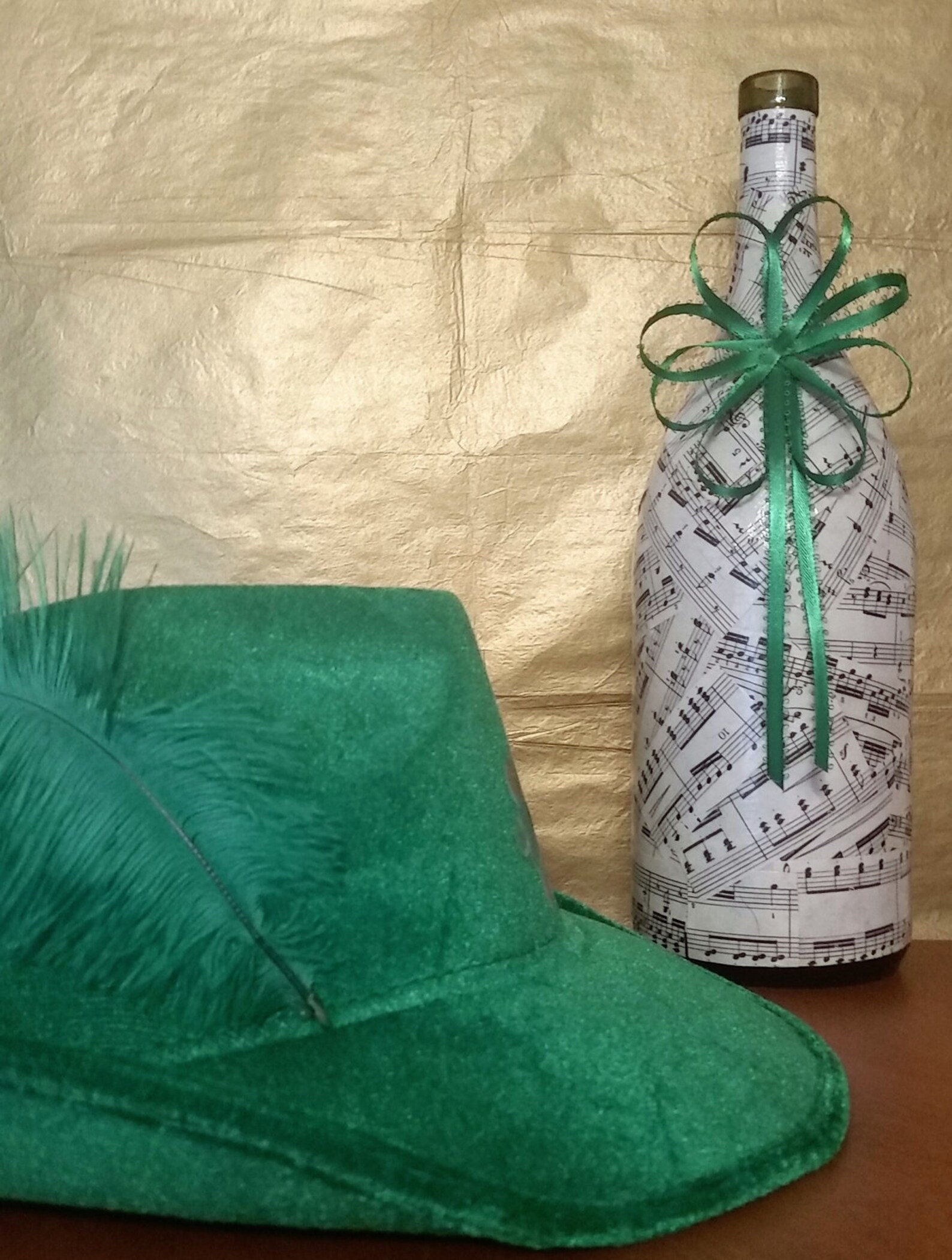 Wine Bottle Music Vase Music Centerpiece Decoration Vase | Etsy