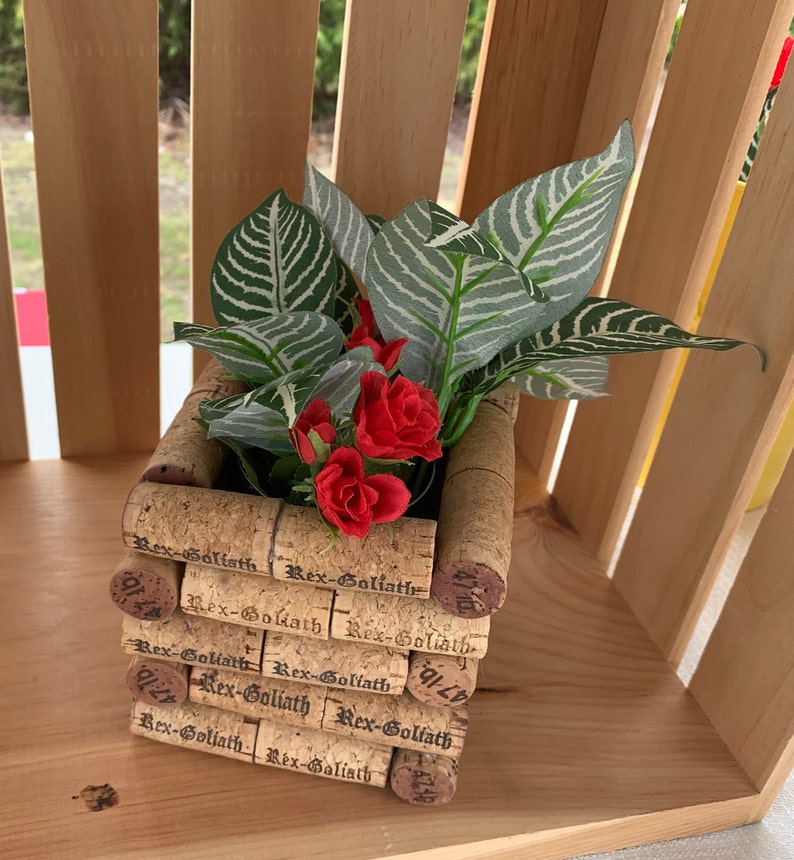 Unique Handmade Cork Vases Made From Repurposed Wine Corks, Great Gift ...