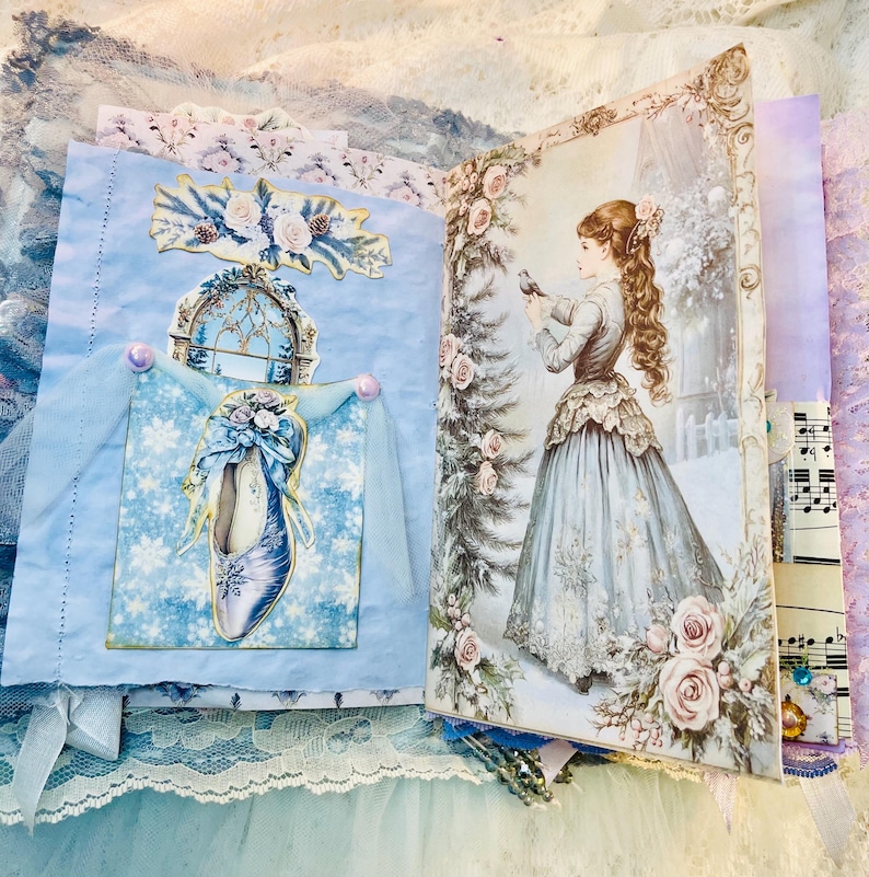 Nutcracker Ballet Journal Junk Journal Christmas Journal Gift of Her ...