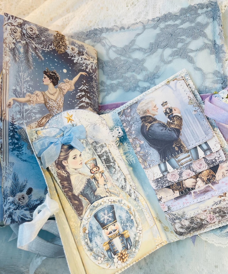Nutcracker Ballet Journal Junk Journal Christmas Journal Gift of Her ...