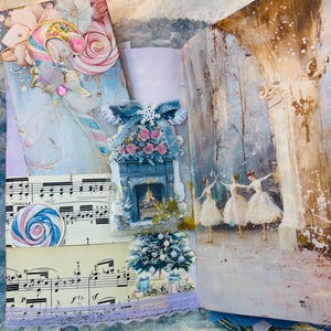 Nutcracker Ballet Journal Junk Journal Christmas Journal Gift of Her ...
