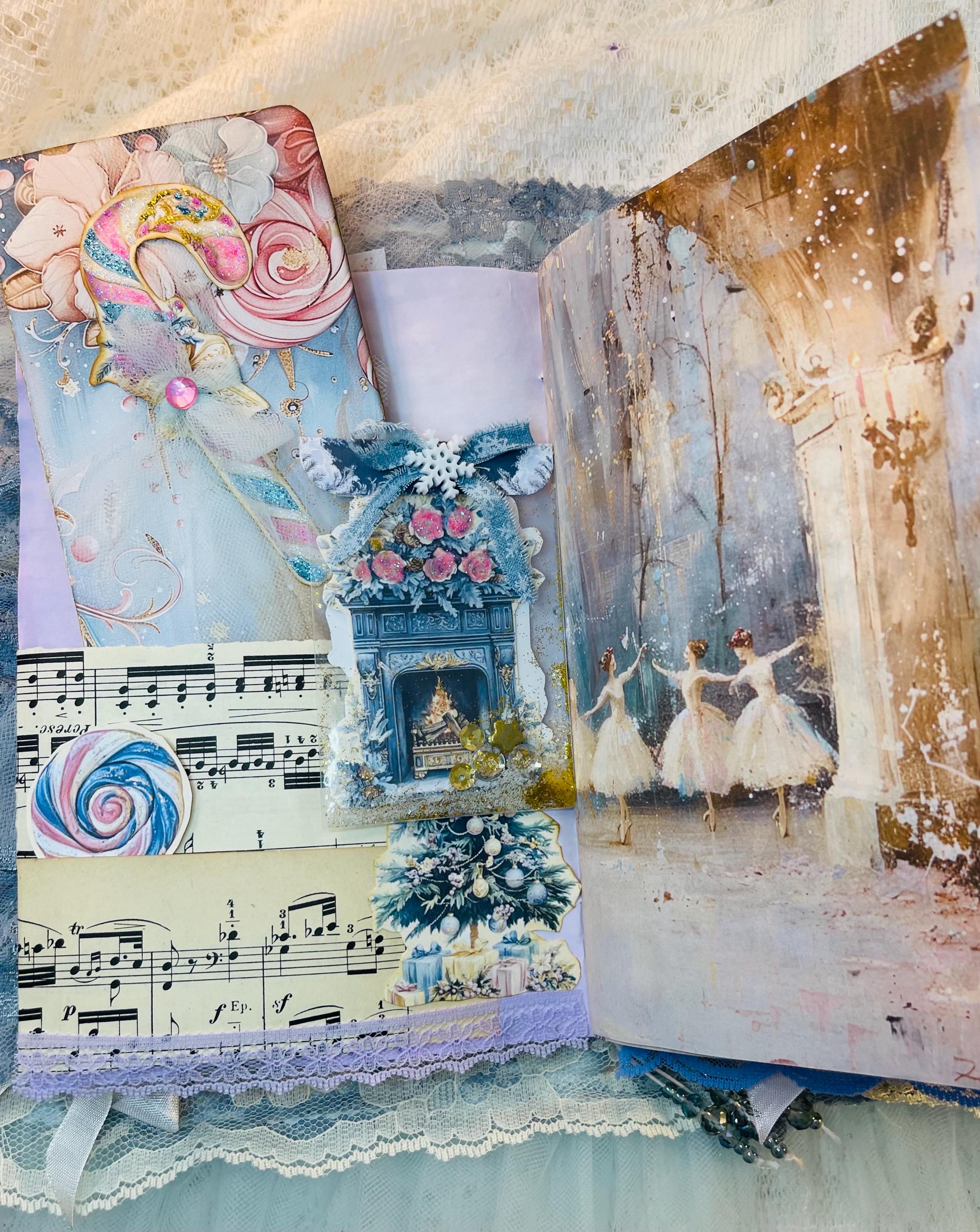 Nutcracker Ballet Journal Junk Journal Christmas Journal Gift of Her ...