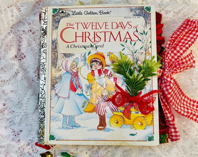 Little Golden Book Journal Junk Journal Christmas Journal Christmas ...