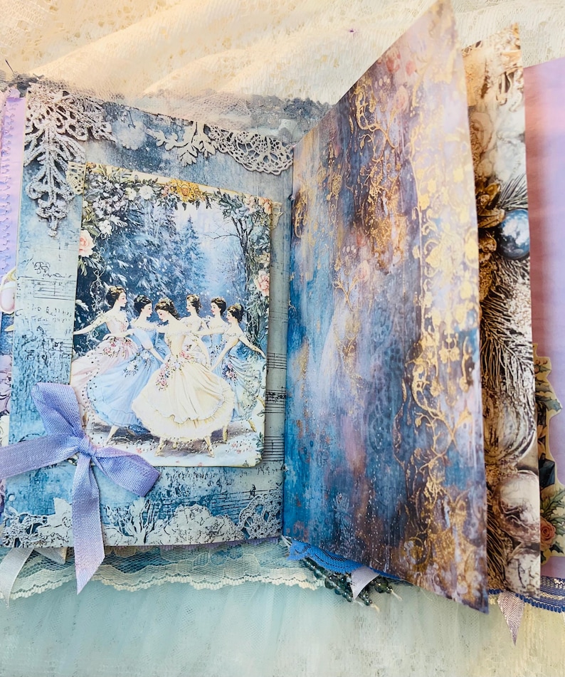 Nutcracker Ballet Journal Junk Journal Christmas Journal Gift of Her ...