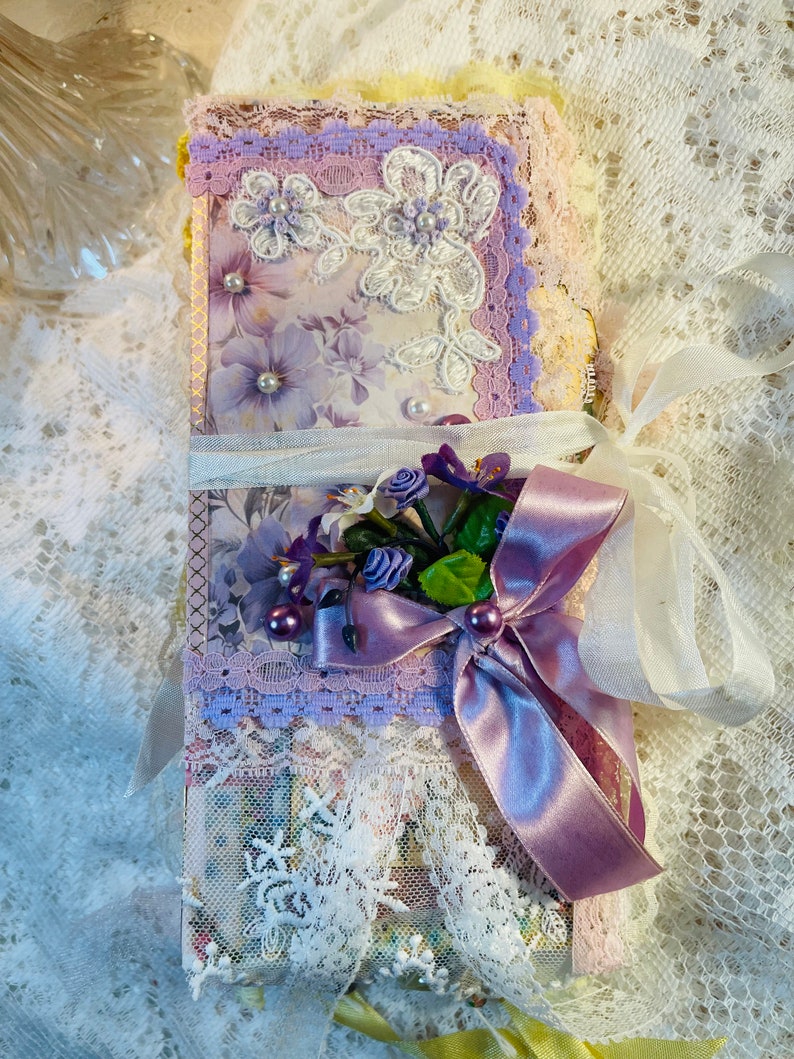 Shabby Romantic Flip Flop Journal Handmade Shabby Chic Mothers Day Gift ...