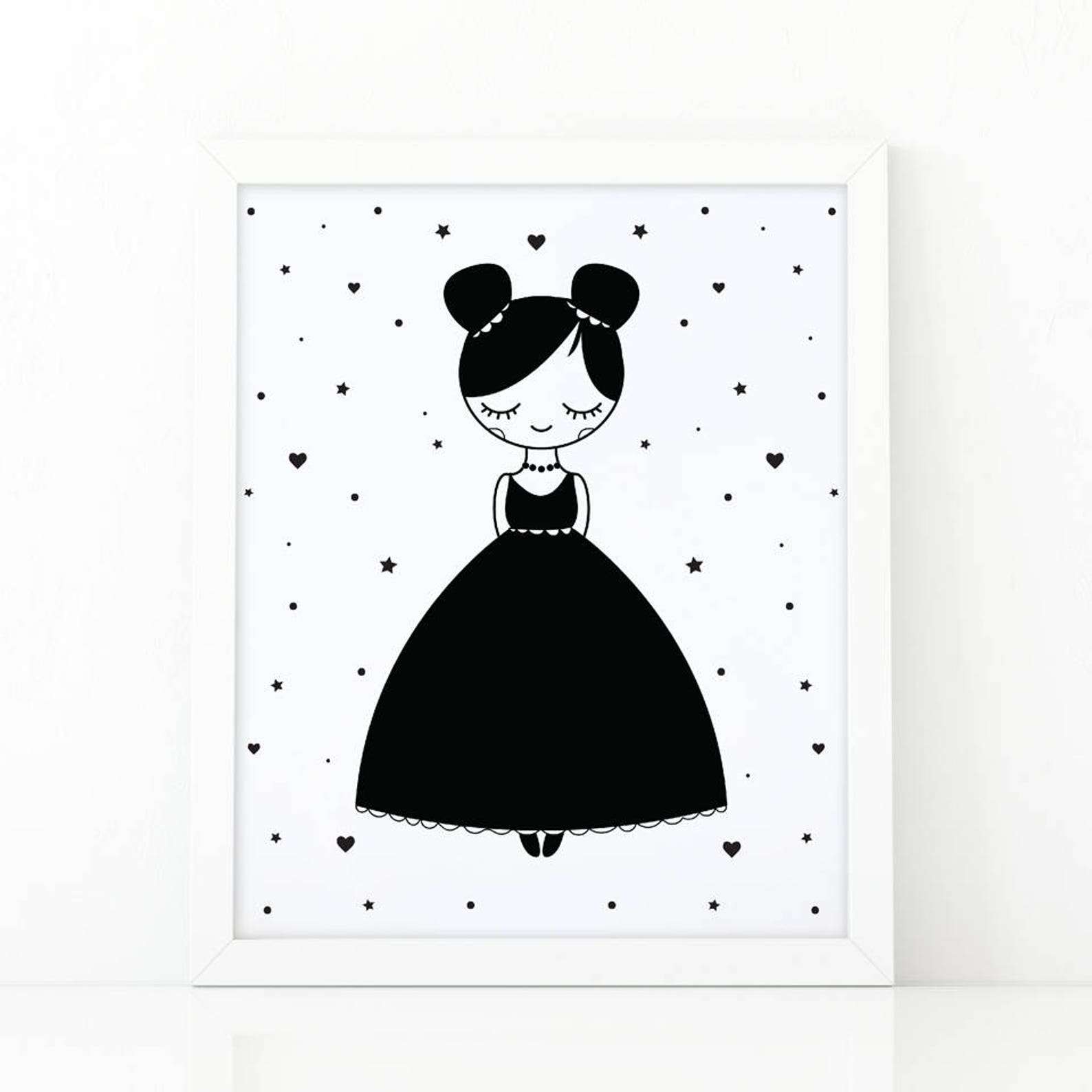Little Girl, Nursery Printable, Girl Room Decor, Nursery Printable ...
