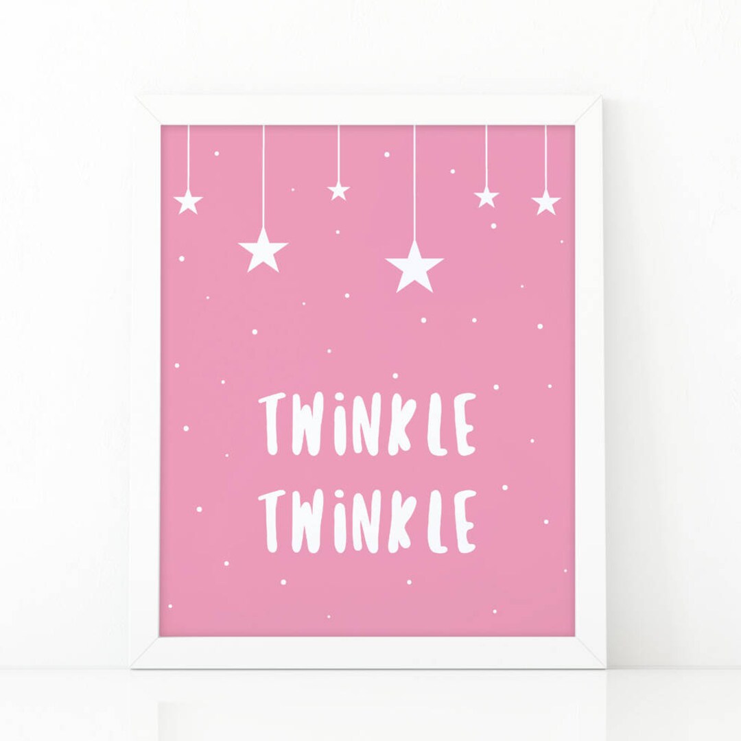 Twinkle Twinkle, Nursery Print, Printable Art, Twinkle Print, Kids Room ...