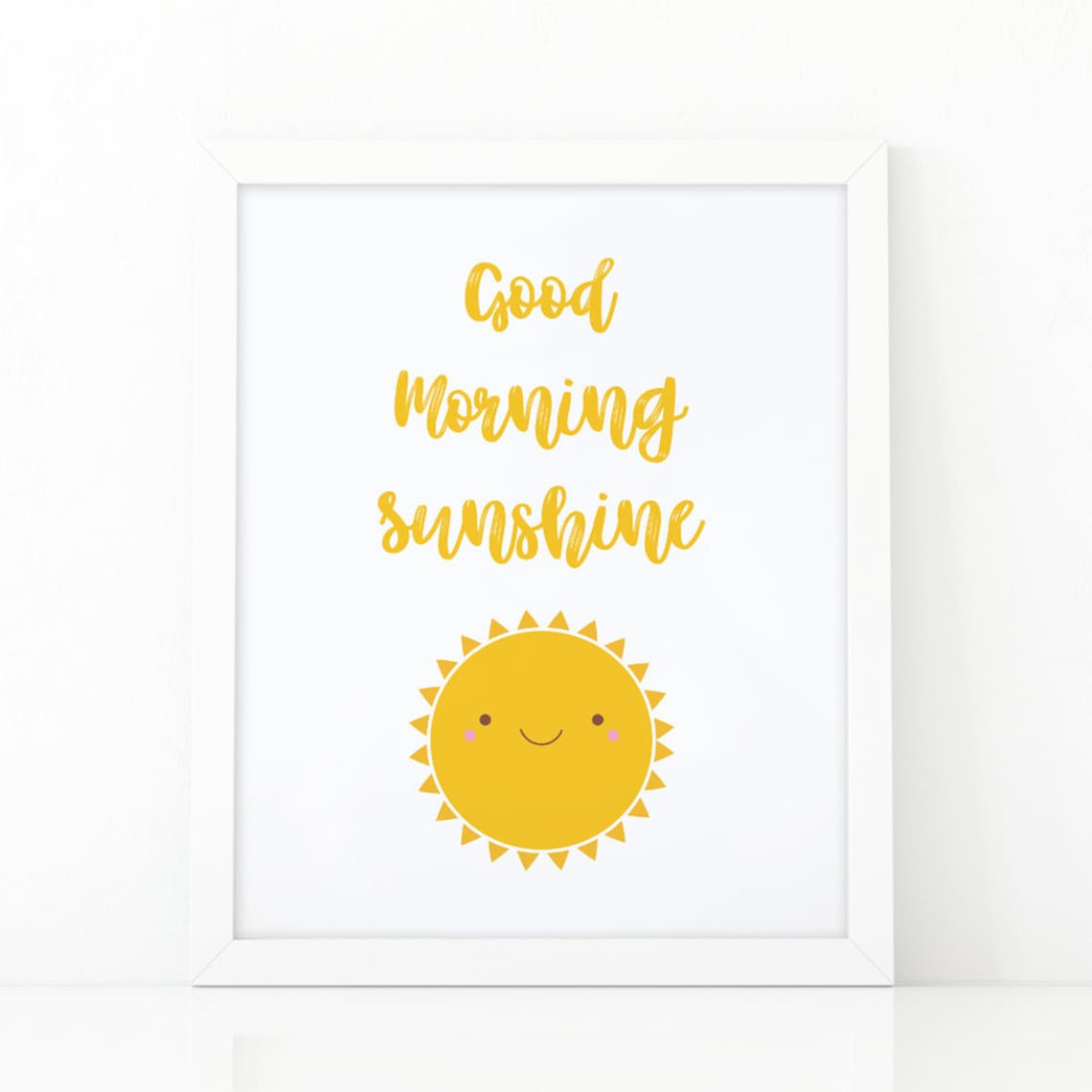 Good Morning Sunshine, Printable Art, Rise and Shine, Nursery Wall Art ...