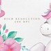 Watercolor Unicorn Party Clipart, Floral Digital Paper, Instant ...