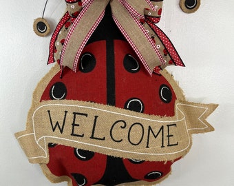 Ladybug Door Hanger - Etsy