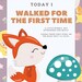 Fox Themed Printable Baby Milestones Posters - 20 Page Digital Download ...