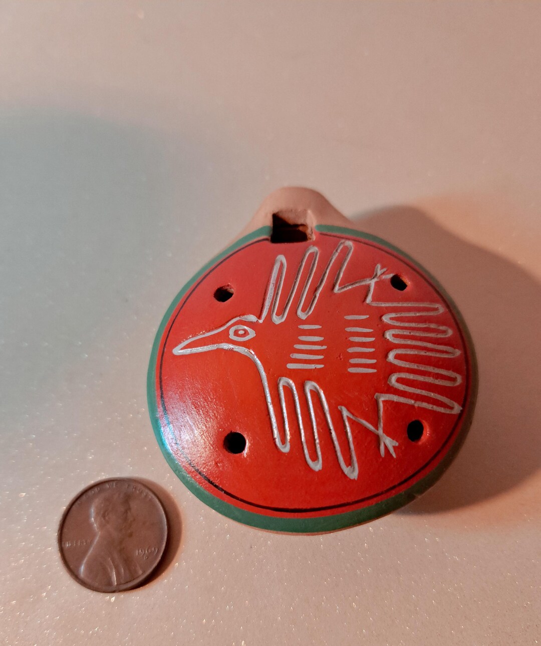 Peruvian Clay Ocarina Flute Whistle - Etsy