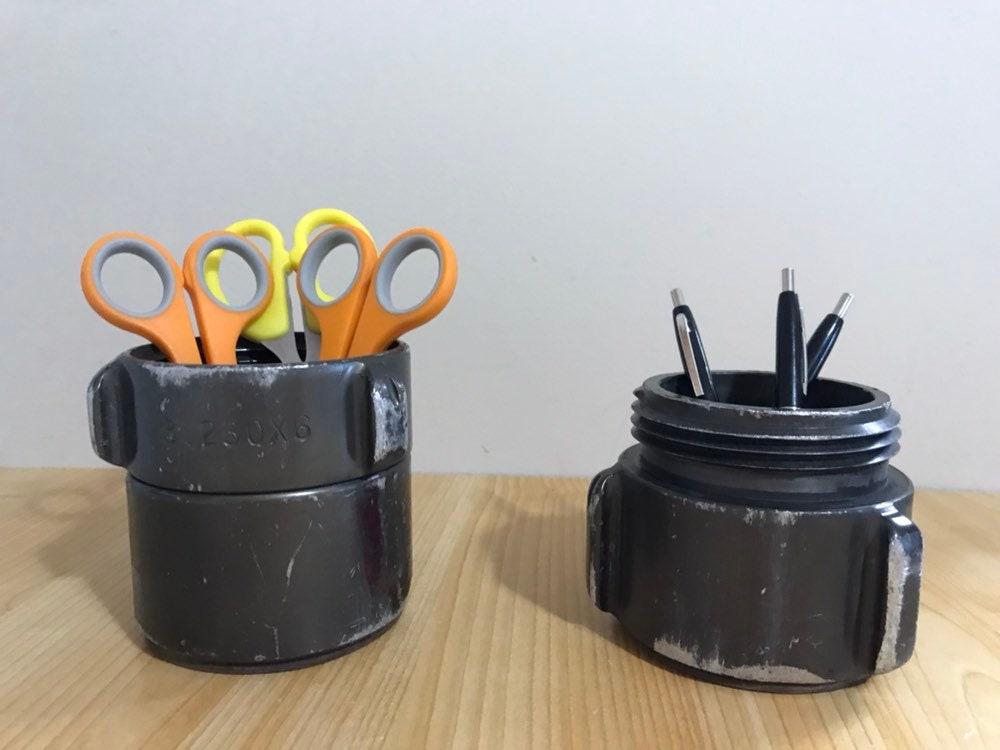 Firefighter Pencil Holder Fireman Birthday Gift Christmas - Etsy