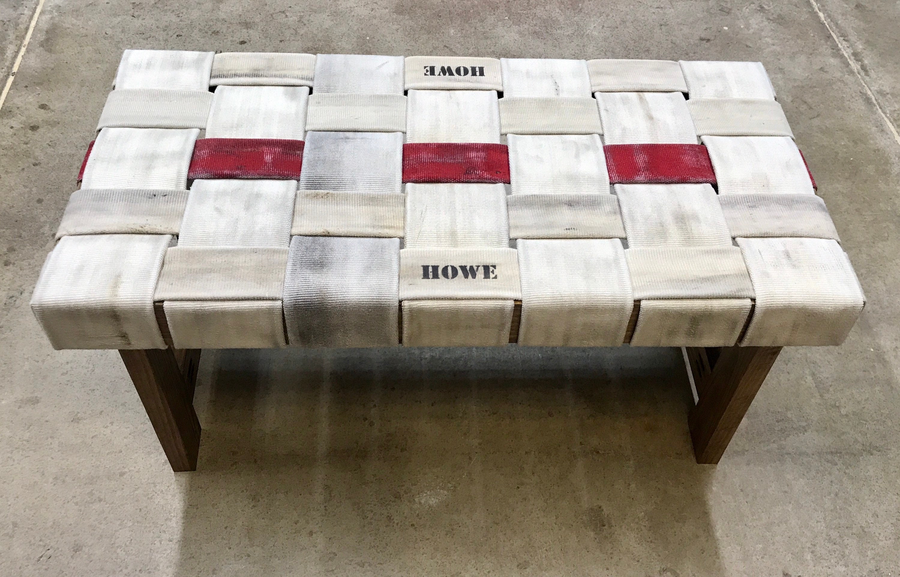 Fire Hose Bench - Firefighter - Thin Red Line - Birthday Gift Fireman ...