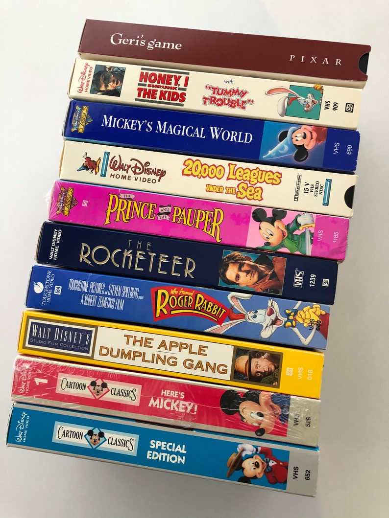 10 Disney / Pixar VHS Movies - Great Gift Idea. Use Coupon Code ...